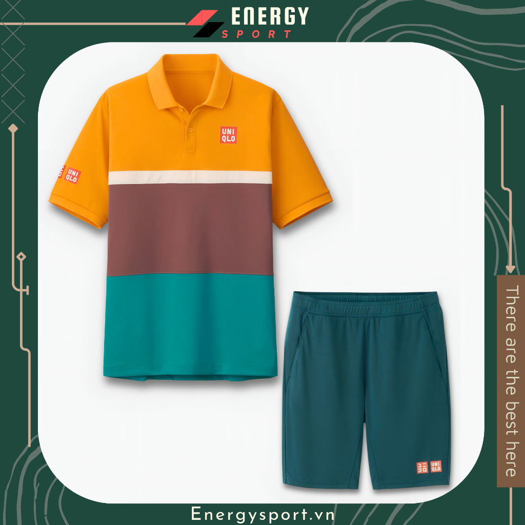 Uni.qlo Kei Nishikori Men's Sports Clothing Set | Shopee Malaysia