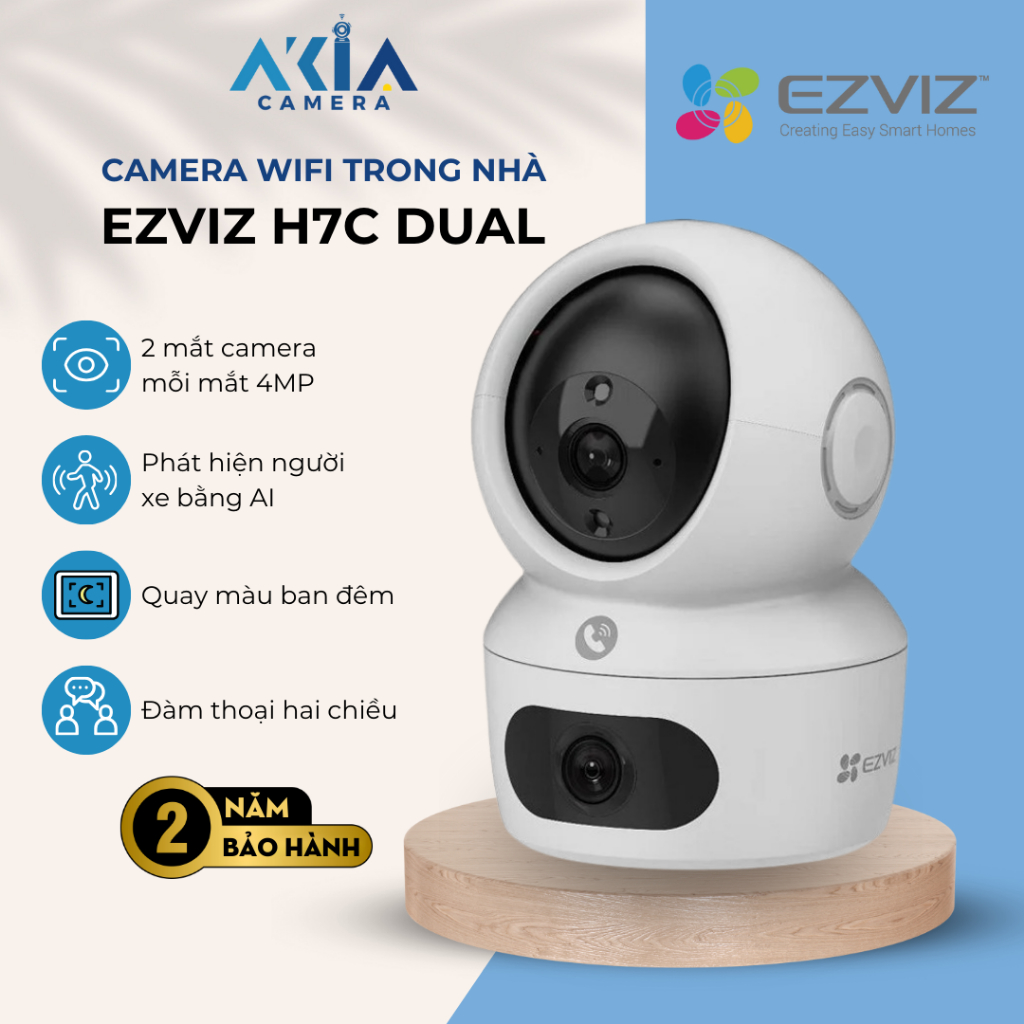 Ezviz H7C Dual 8MP binocular camera, direct calling on the camera ...