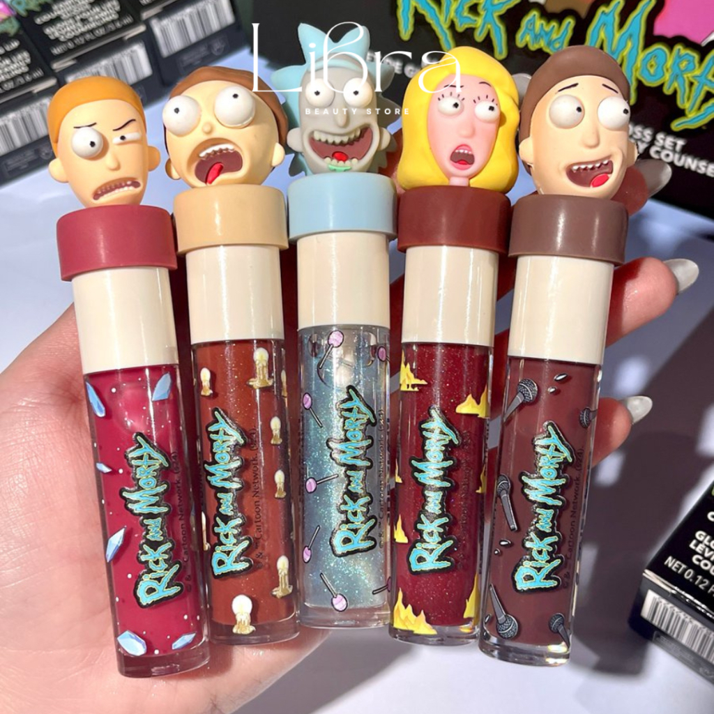 Rick And Morty X SHEGLAM Set 5 Counseling Lip Gloss Set | Shopee Malaysia