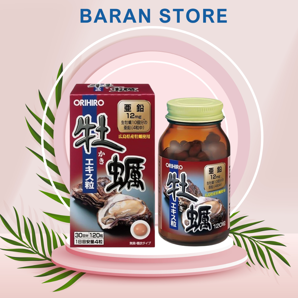 Orihiro Japanese Fresh Oyster Pills 120 Pills - Baran Store | Shopee ...