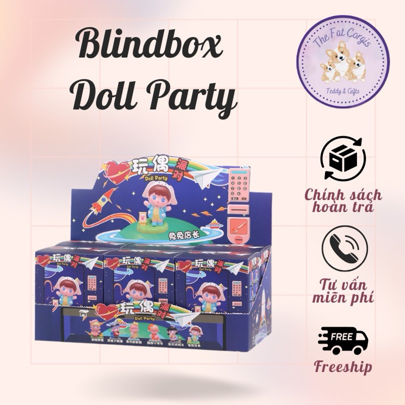 (1 Odd box) Blindbox blind box Doll Party character model decorative ...