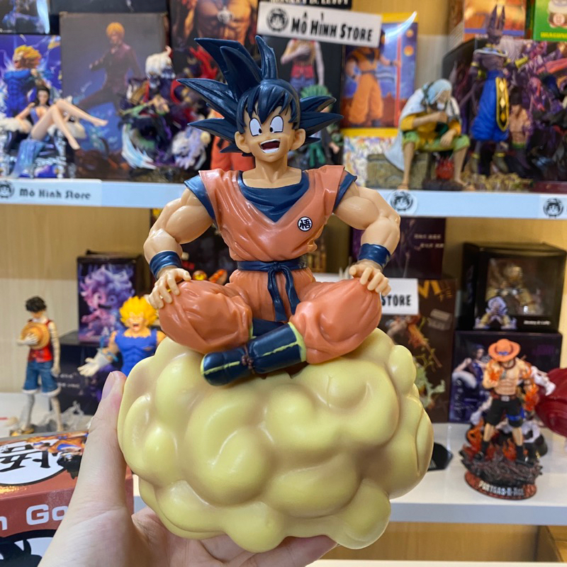 Dragonball Goku model riding a scale 22cm tall Weight 800g dragon ball ...