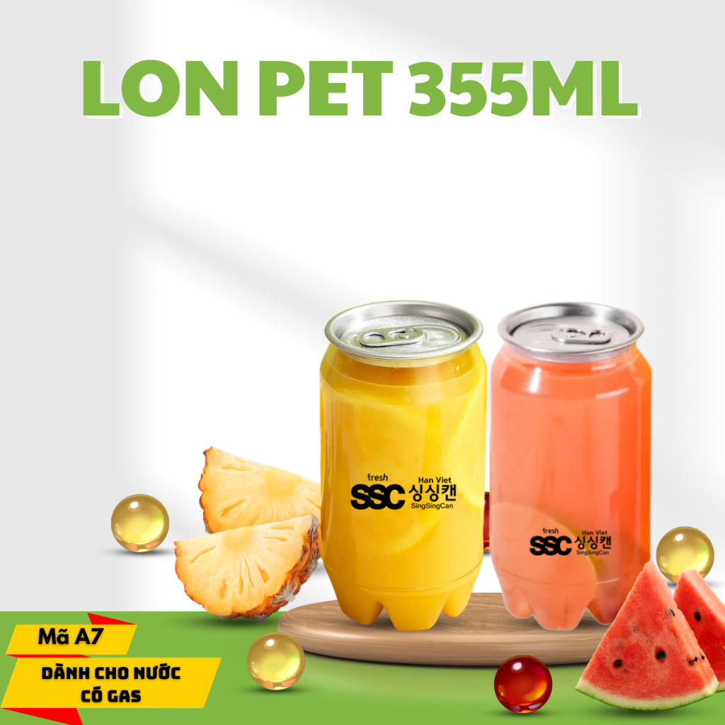 355ml Aluminum Lid Plastic Can | Combo 150 Large Cans Of Fruit Tea ...