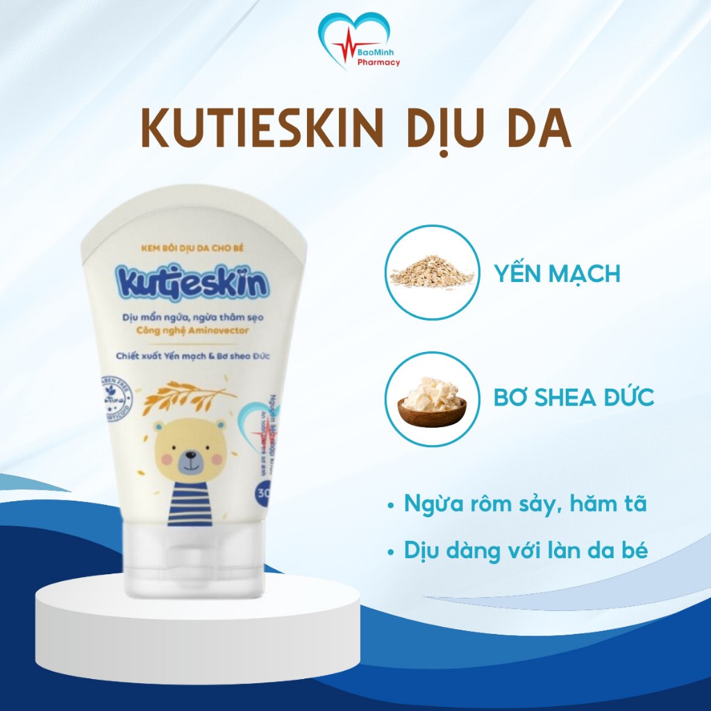 Kutieskin Baby Skin Soothing Cream Soothes Itching, Rashes, Prevents ...