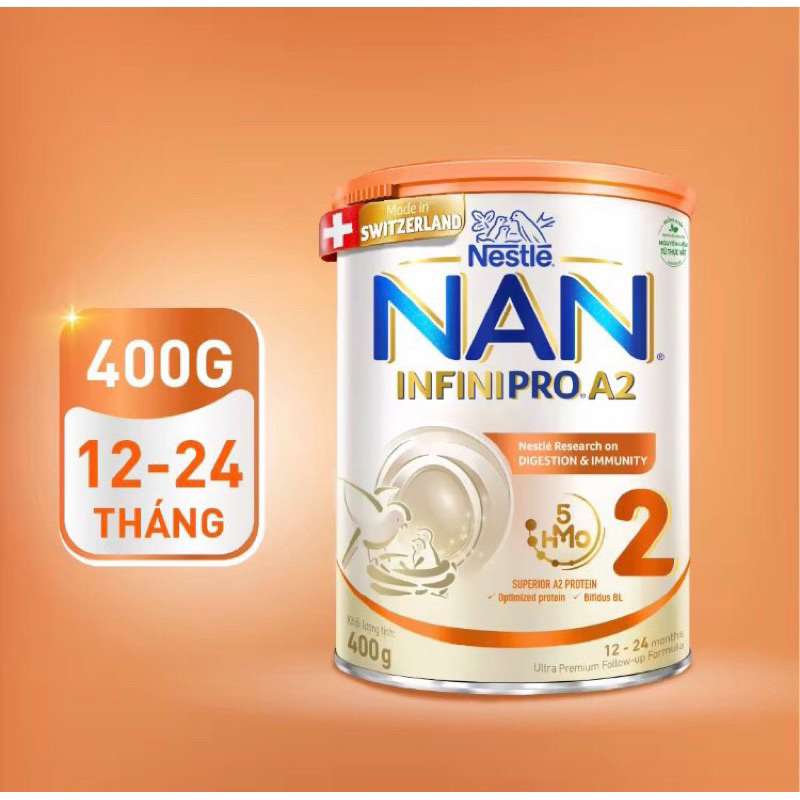 Nestle NAN INFINIPRO A2 Milk Powder No. 2 - Box of 400g | Shopee Malaysia