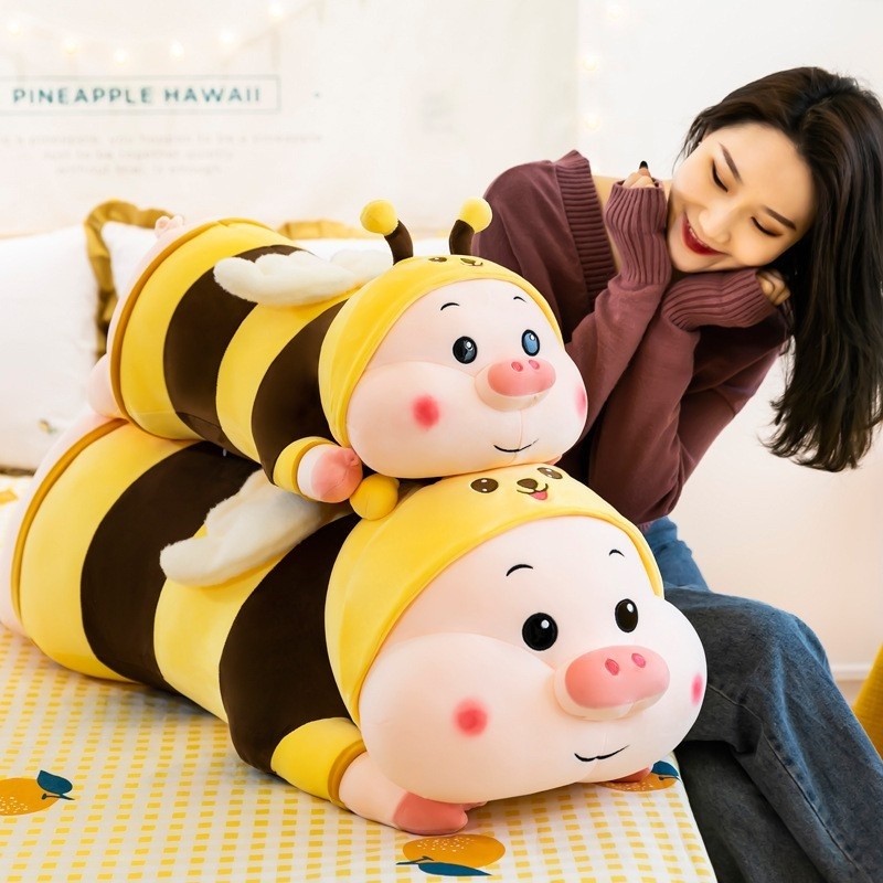 MINISO Yellow Bee Stuffed Bear Transforming Stuffed Animals High ...