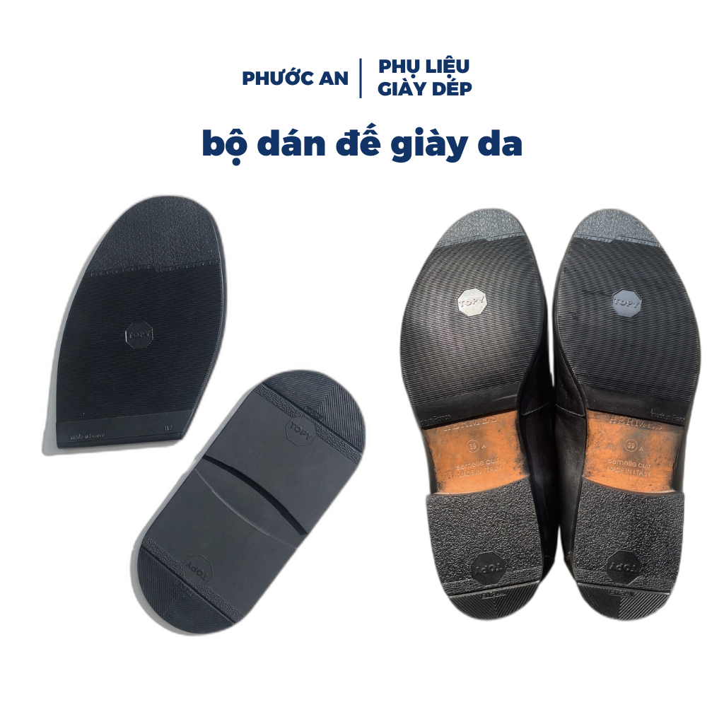 Topy VIBRAM Rubber Sole Anti-Slip Shoe Sole Sticker Shoe Sole Pre-Cut ...