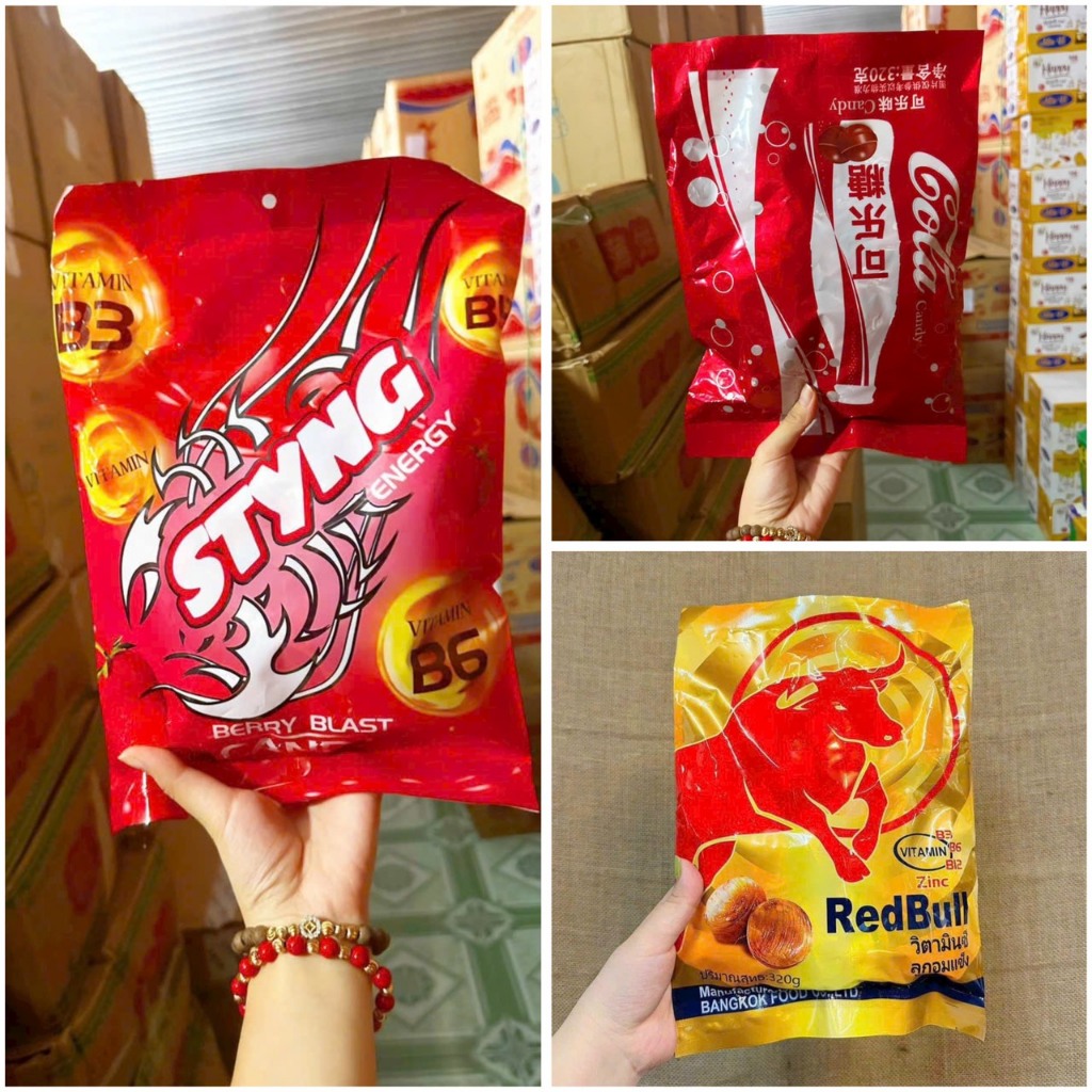 Genuine Thai Redbull Red Bull Candy - Energy Boosting Red Bull Candy ...