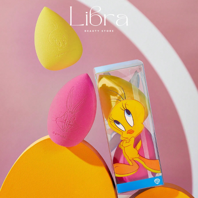 Looney TUNES Cartoon Makeup Sponge Bugs Bunny And Tweety | Shopee Malaysia