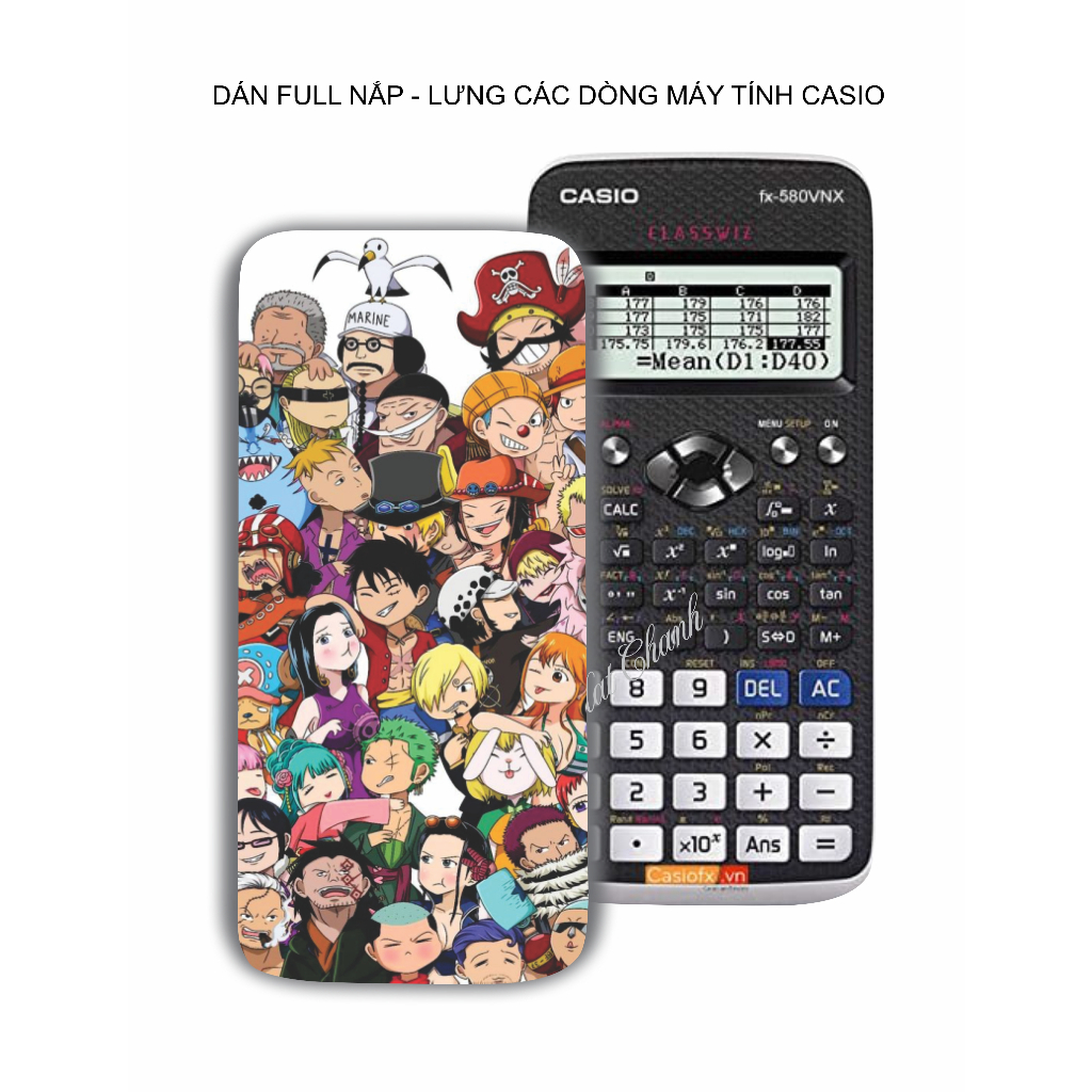 CASIO One piece - Cassio computer sticker full line | Shopee Malaysia