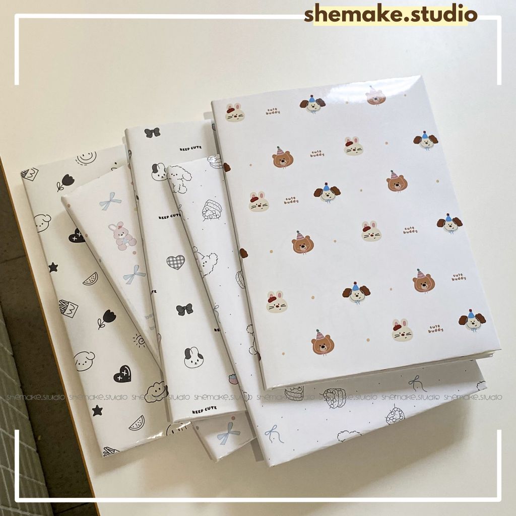 [2024][WE Bare BEARS Collection] Notebook covers, designer notebook ...