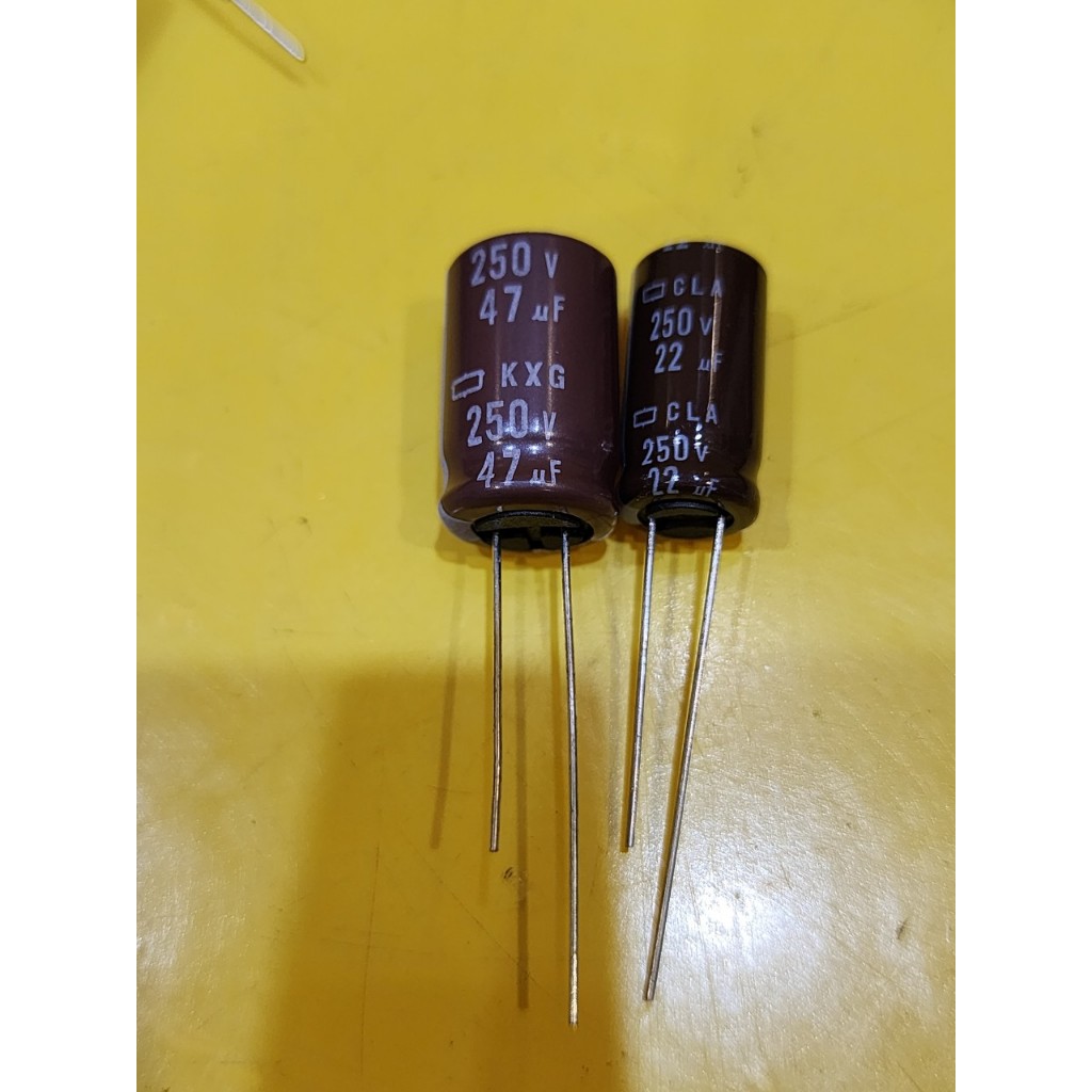 [Japan] Japanese Capacitor 22uF - 47uF 250V Black King Kong | Shopee ...