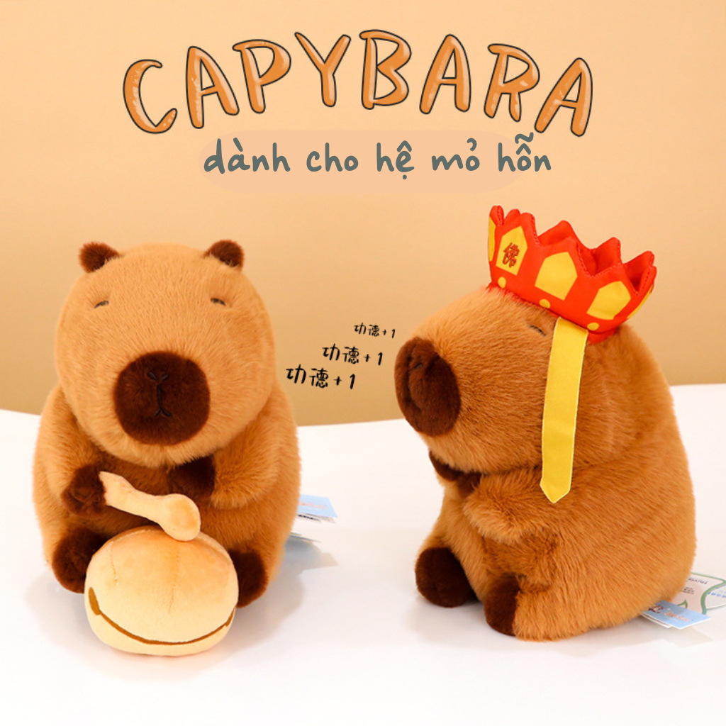 Capybara Teddy Bear Knocks On The Alley, Capybara Grooming The Water ...