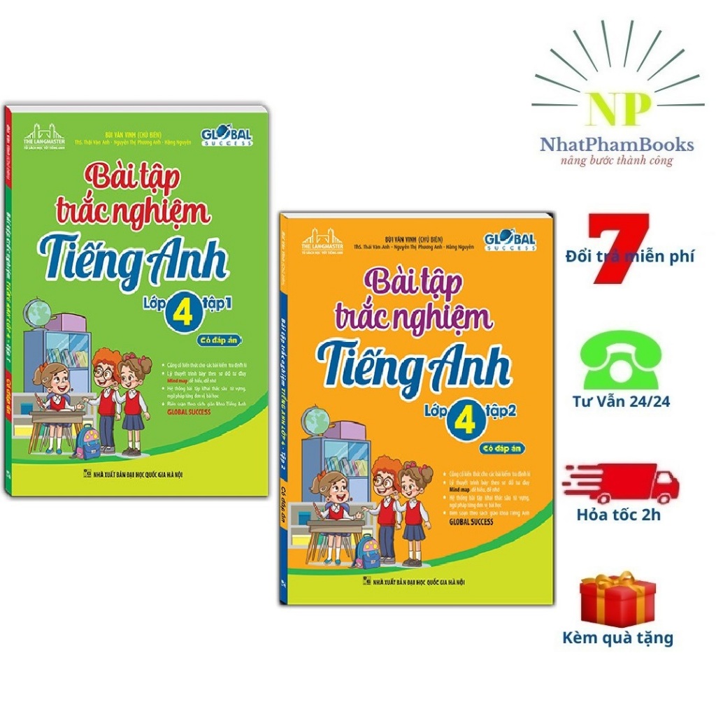 Books - combo 2c GLOBAL SUCCESS - Grade 4 English multiple-choice ...