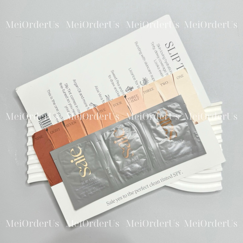 [Sample 1.5ml x 3] Saie Slip Tint Broad Spectrum SPF 35 Tinted ...
