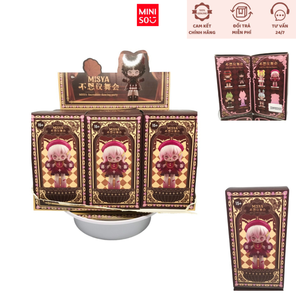 Blind Box Misya Dancing Party Series Genuine Miniso Random Blind Box ...