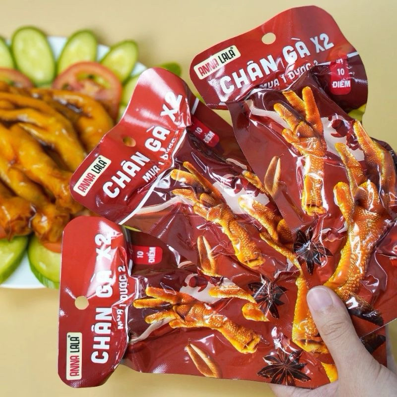 (combo 1 bag) 20 packs of chicken feet x2 double anna lala Vietnamese ...