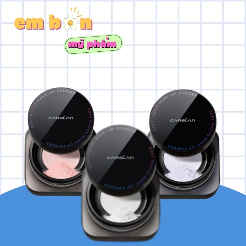 Carslan Oil Control Pressed Powder, 24 Hours Long Lasting High Coverage ...