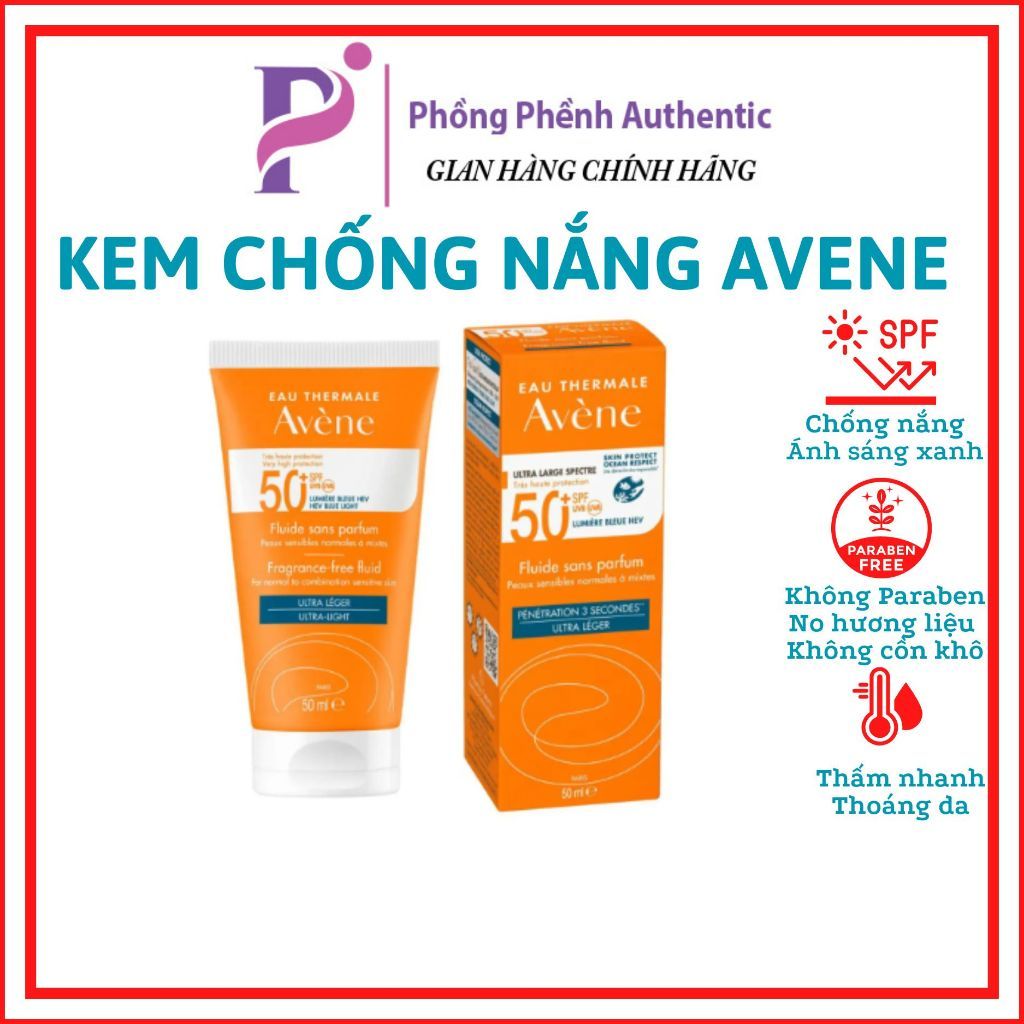[Shelf Life 2 / 2025] Avene Fluid Sunscreen For Normal Skin ...