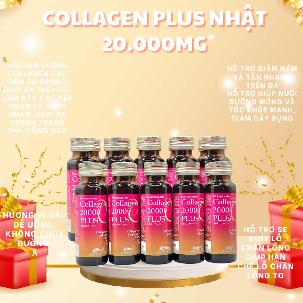 Beautiful Drinking Water Collagen 20000 Plus, Box Of 10 Bottles Of ...