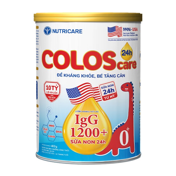 S1- Nutricare ColosCare 0+ Milk Powder Strengthens Immune System 800g [New Model] Full Quantity ...