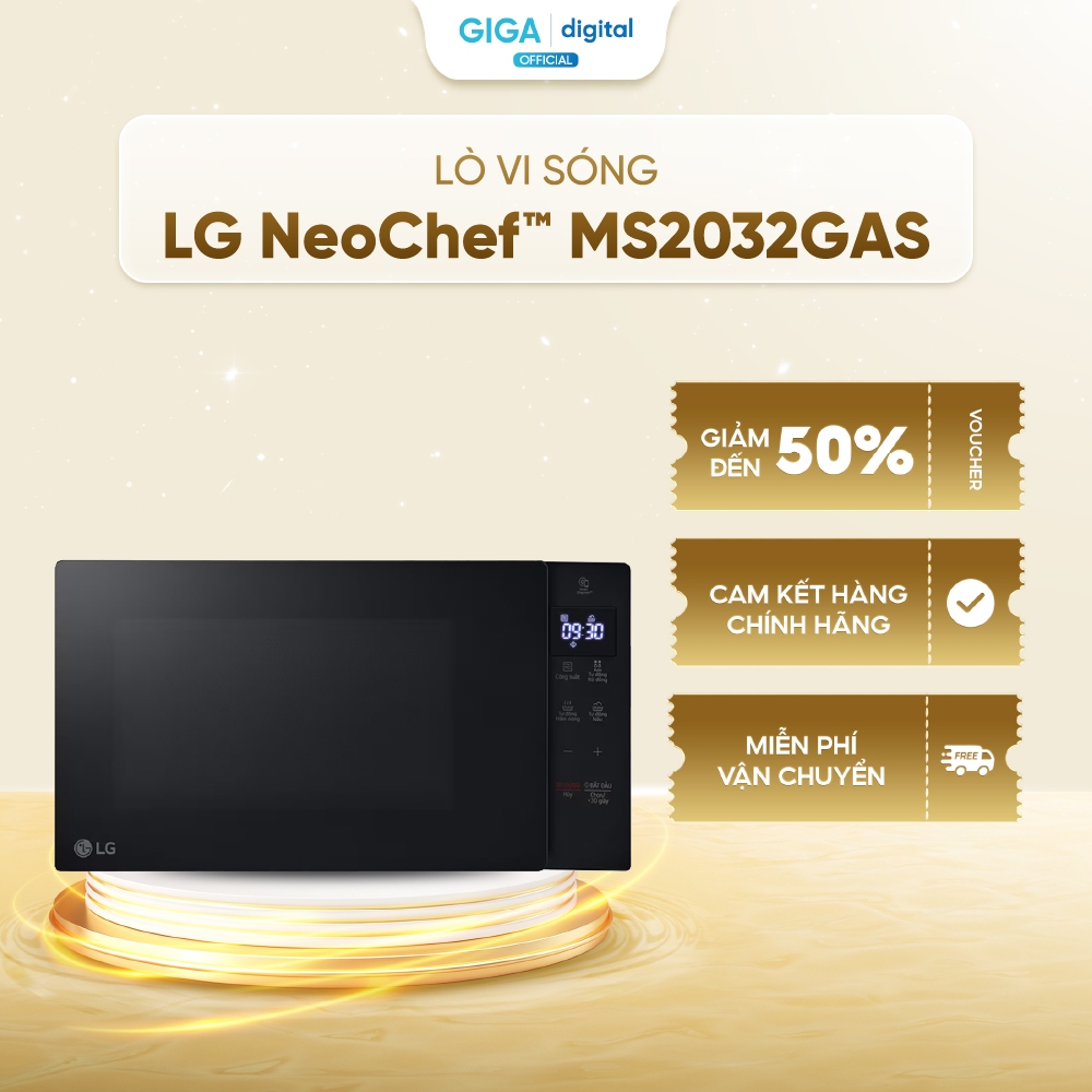 Lg NeoChefTM Microwave Oven MS2032GAS 20L - Black | Shopee Malaysia