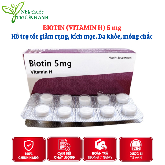 Combo Biotin pills good for skin, hair and nails (Box of 20 pills ...