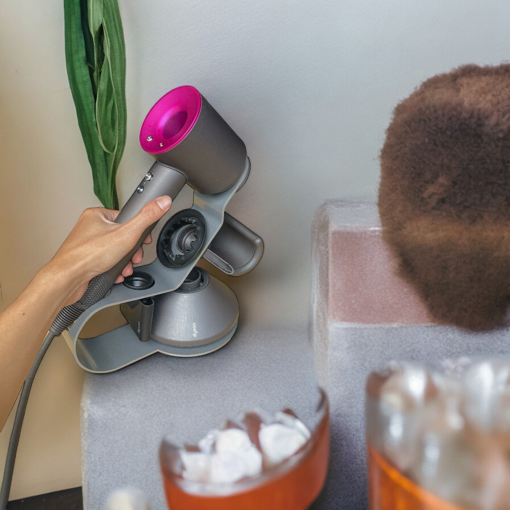 Handy Desktop Dyson, SuperSonic Hair Dryer Rack Made From Steel ...