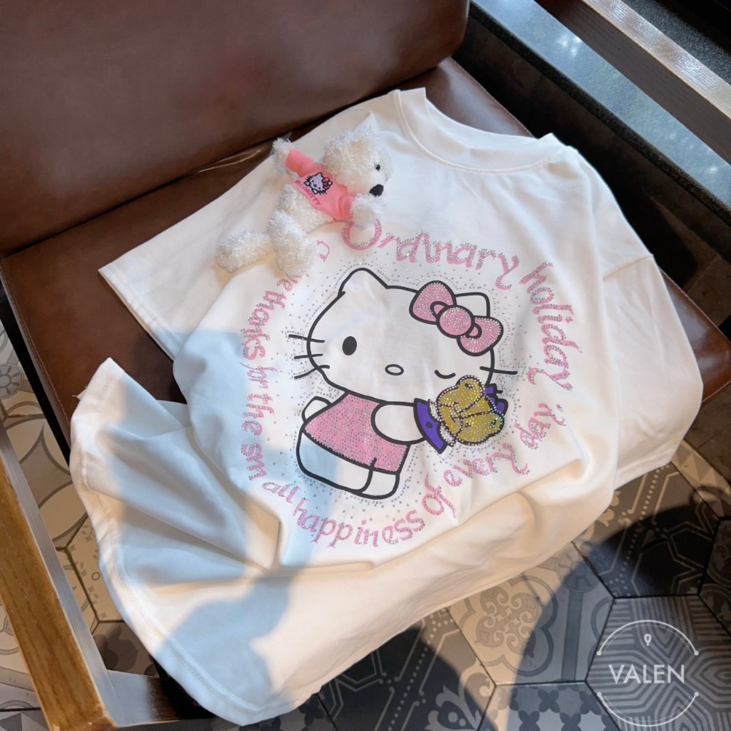 Kitty pull Shirt + Bear Attached (6599) | Shopee Malaysia