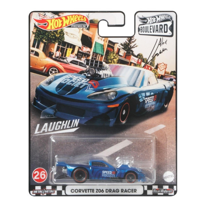 Chevrolet Corvette Z06 Drag Racer Laughlin Model Boulevard Series 1:64 Hot Wheels Premium ...