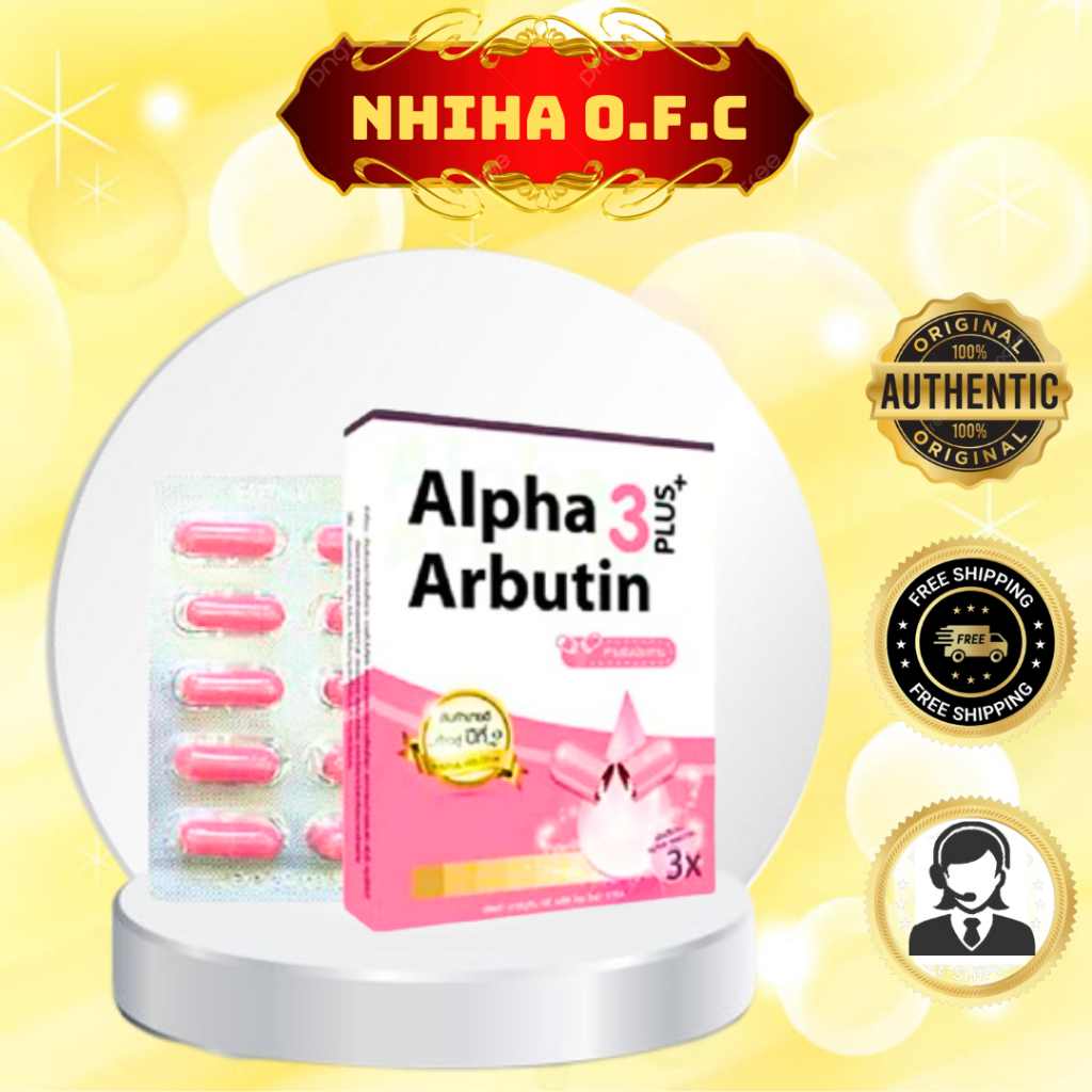 Blister Of 10 White Alpha Arbutin 3 Plus Night Powder Tablets - Genuine ...