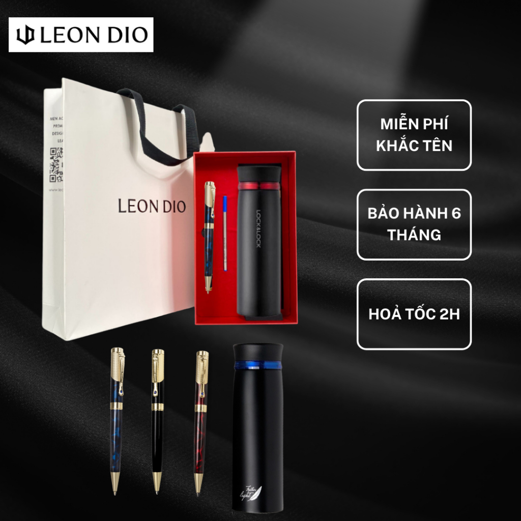 [GIFT Set] Leon Dio GIFT SET Lapis Lazuli Signature Pen & LocknLock ...
