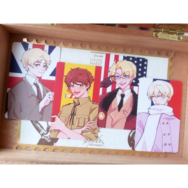 Hetalia - APH rounded corner Card (4 models) | Shopee Malaysia