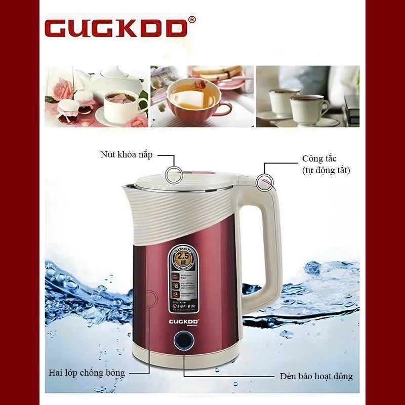 Gugkdd GD-ST28 High Speed Kettle, Extremely fast boiling speed with ...