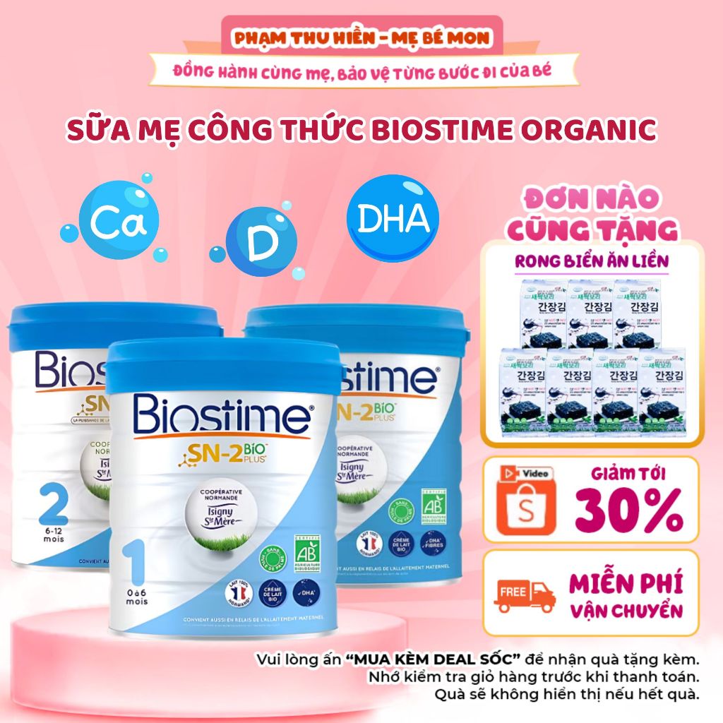 Biostime Organic Formula Green Cap Helps Children Develop ...