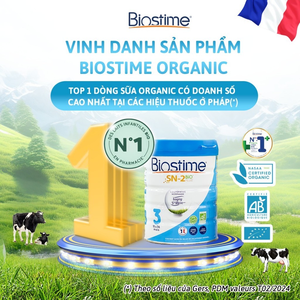Biostime Organic Breast Milk Formula with Green Cap Helps Your Baby ...