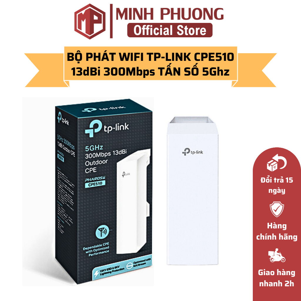 Tp-link CPE510 13dBi Wi-Fi Router 300Mbps 5GHz Frequency - Genuine ...