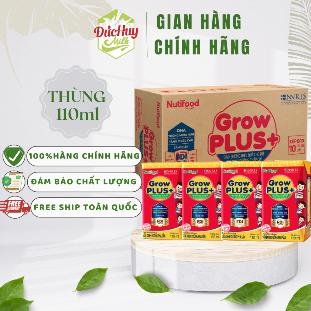 Carton of Nutifood GrowPLUS Malnutrition ready-to-drink powdered milk ...
