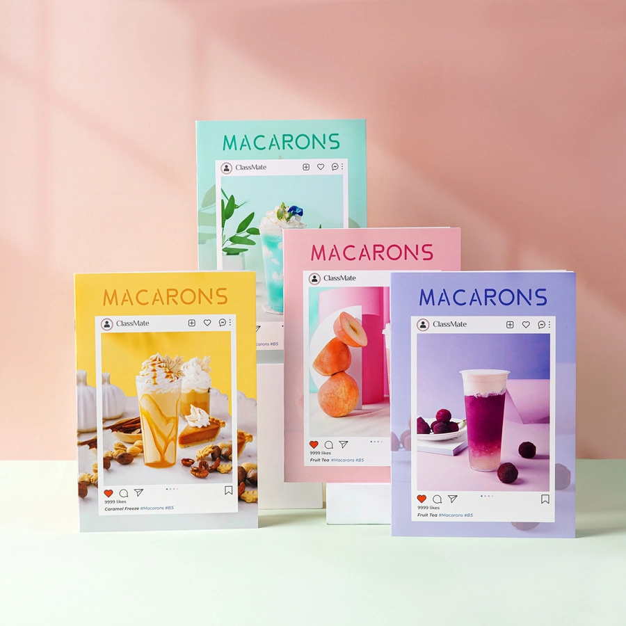 Classmate X MACARONS Horizontal Notebook/Notebook 80 pages, size B5 ...