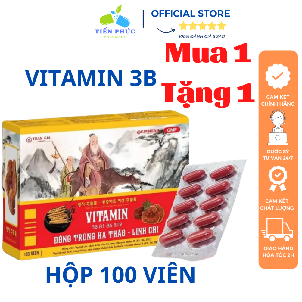 Vitamin 3B Dong Duong Ha Thao LINH CHI Tran gia Kim Ngan, 100 Tablets | Shopee Malaysia