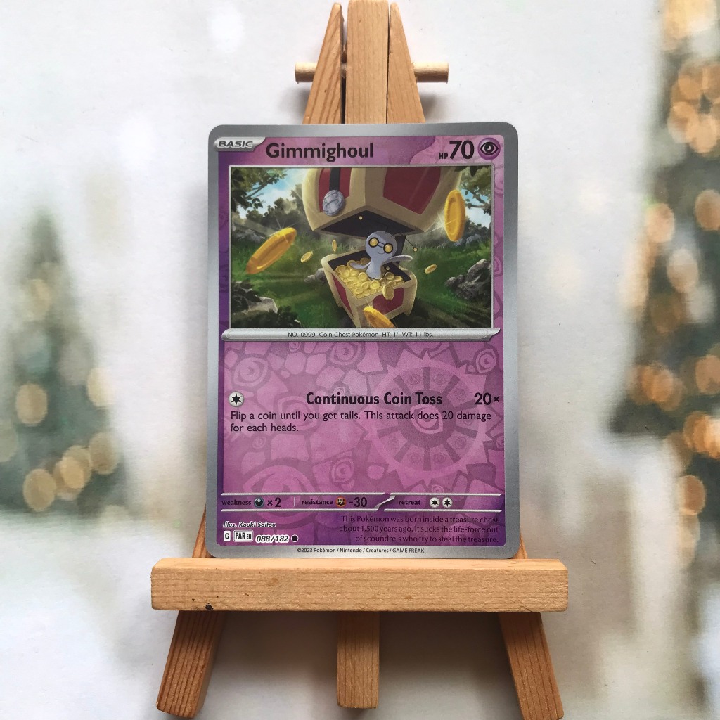 Pokemon Gimmighoul 088 / 182 card - Genuine English Common Reverse Holo ...