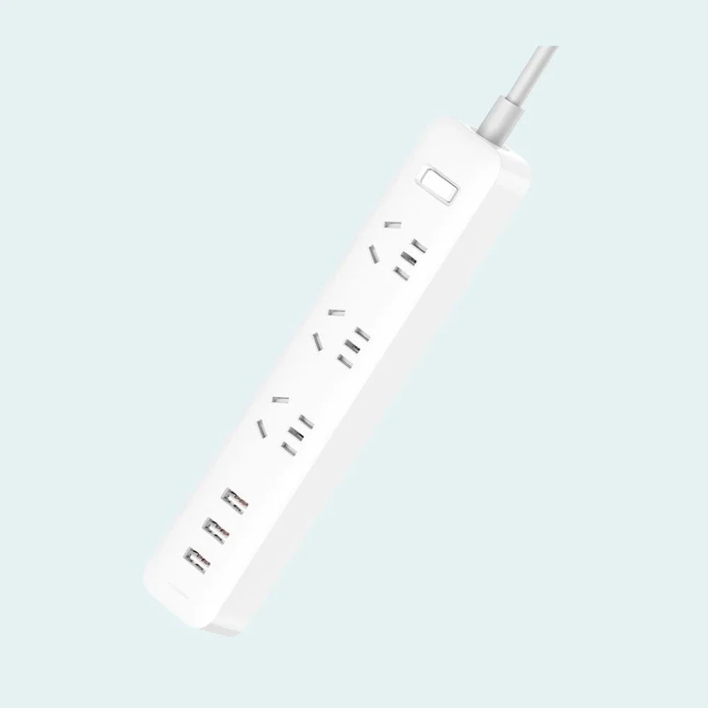 [Flat Pin]Mijia Power Strip 3 USB 5v-2A multi-function Power outlet ...