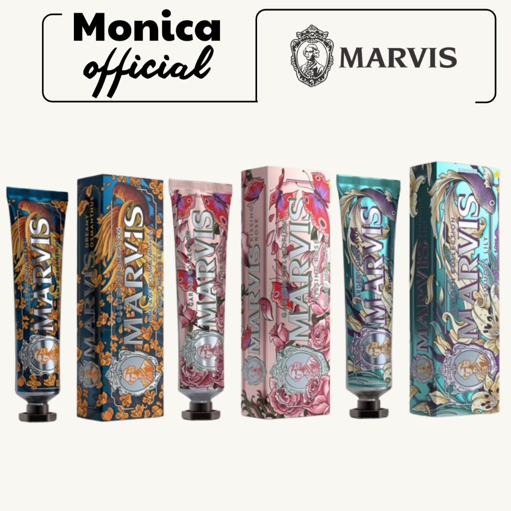 [New Model 2024] Marvis Toothpaste 75-85ML Rose - LiLy - Osmanthus ...