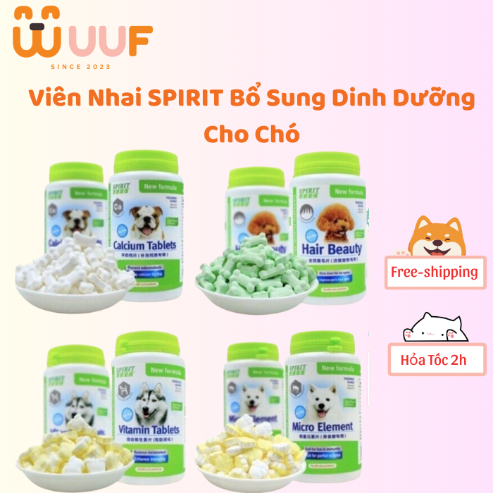 Spirit Calcium Chewable Tablets for Dogs 1 tablet | Shopee Malaysia