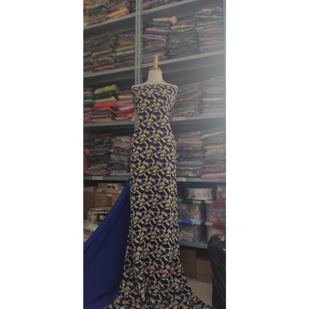 [HCM]2m Cold silk fabric with stereoscopic pattern (genuine Mango silk ...