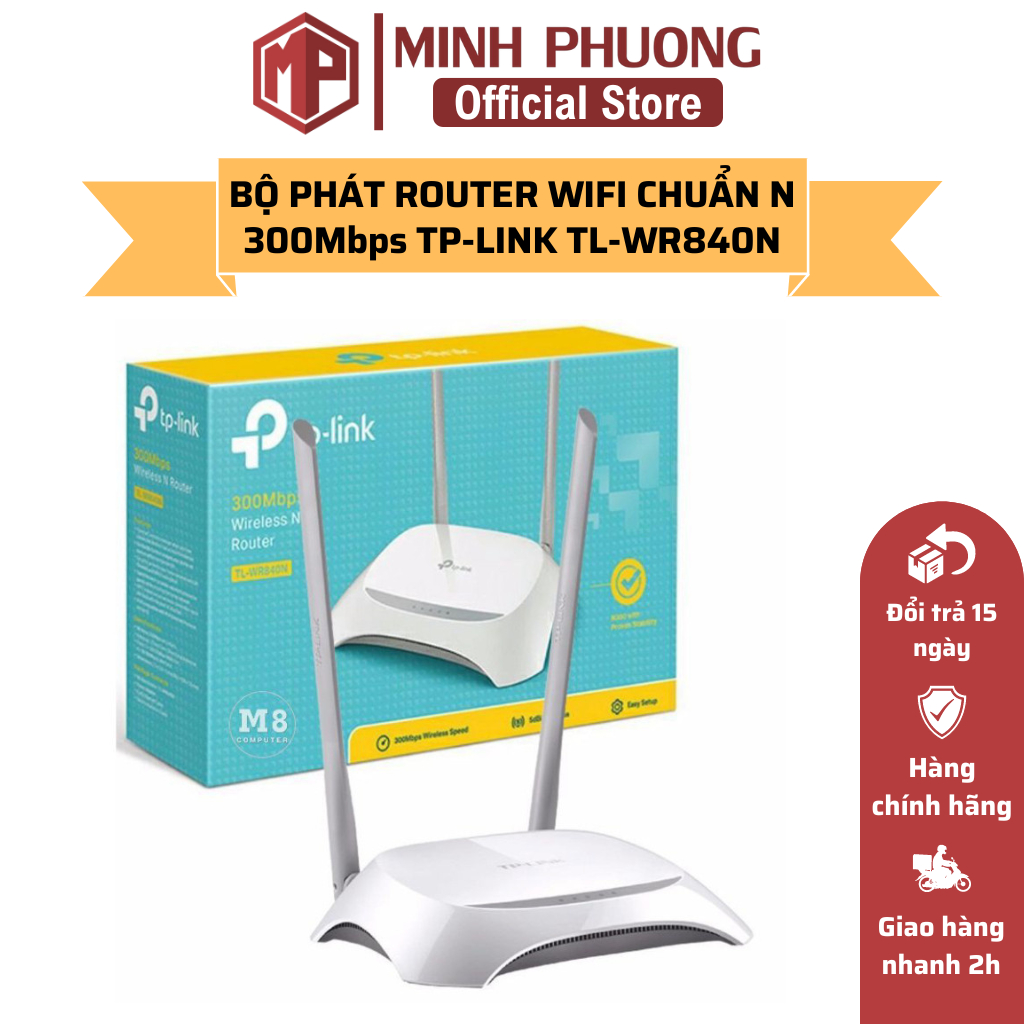 Tp-link 300Mbps Wireless N Wifi Router TL-WR840N - Genuine Product ...