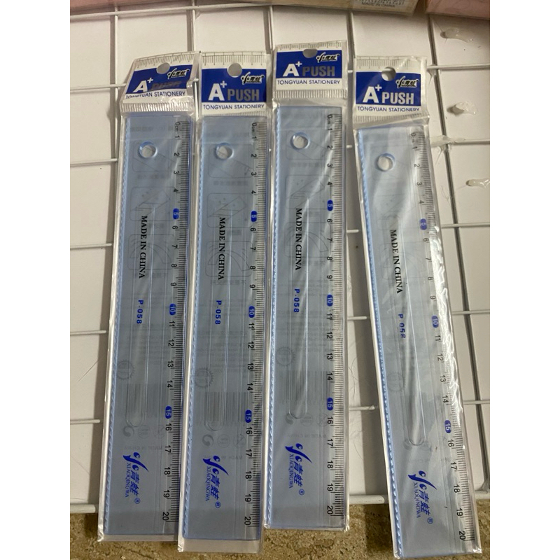 Hard plastic ruler 20cm | Shopee Malaysia