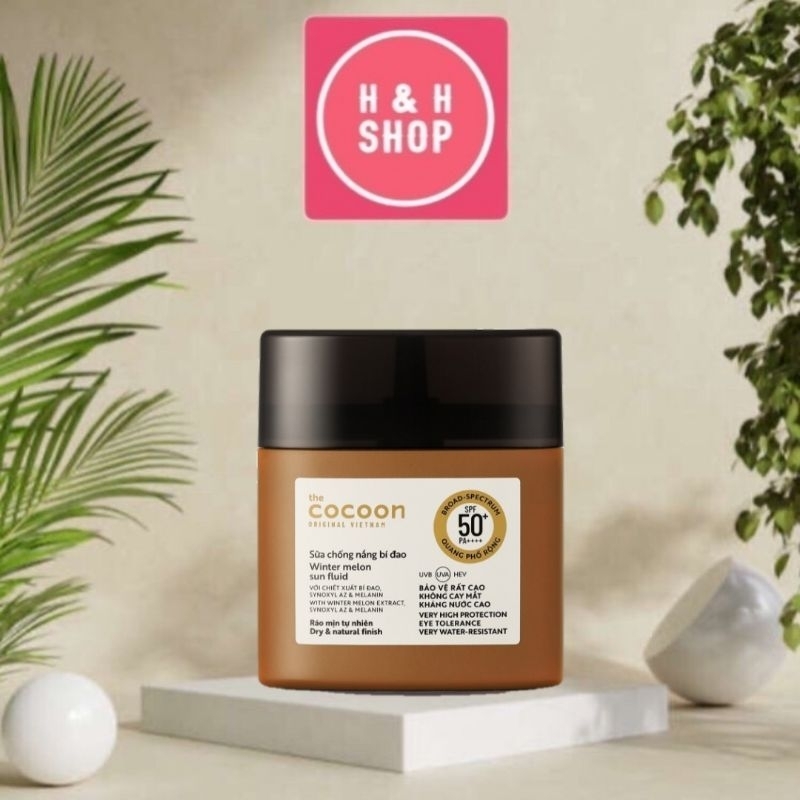 Cocoon squash sunscreen lotion naturally smooth SPF50+ 50ml | Shopee ...