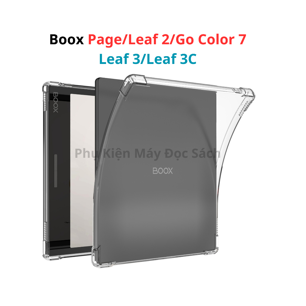 Boox Page/Go Color 7/Leaf 2/Leaf 3/Leaf 3C Silicone Case, Boox Page/Go ...