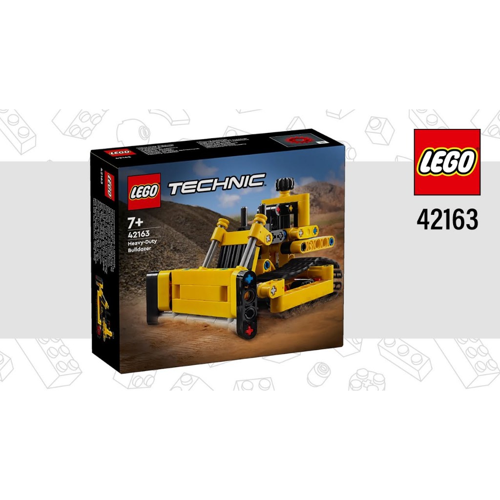 Lego Technic Heavy-Duty Bulldozer 42163-195 Genuine Puzzle Toy | Shopee ...